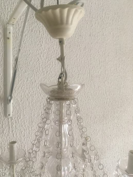 LUČ, VISEČA, STROPNA, DEKORATIVNA LUČ, KLASIČNI LESTENEC, KRISTAL