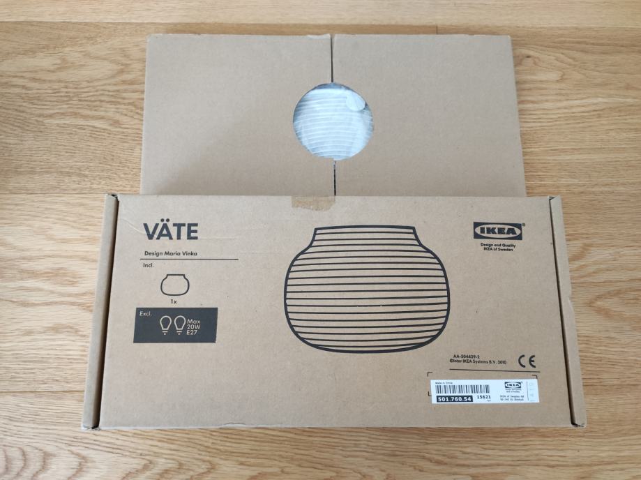 Stropna luč, ikea vate