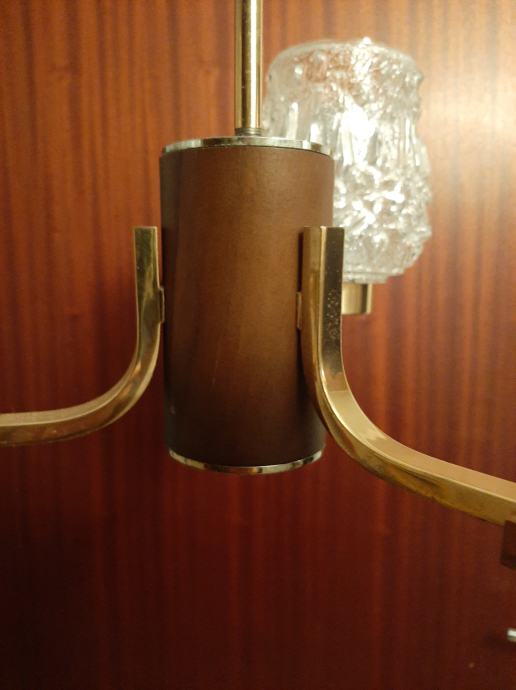 Stropni lestenec-Kristal,medenina,kovina