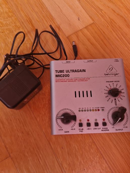 Behringer tube ultragain mic200