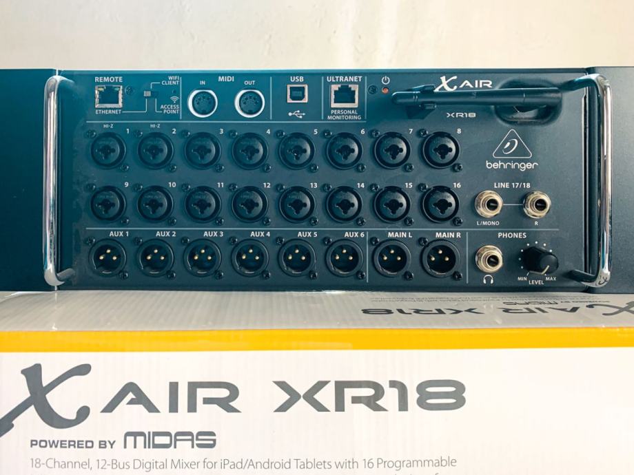 Behringer X Air XR18 - NOVO