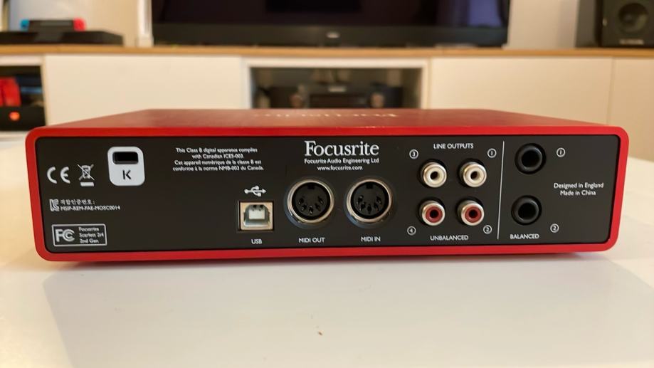 Focusrite Scarlett 2i4 2nd gen