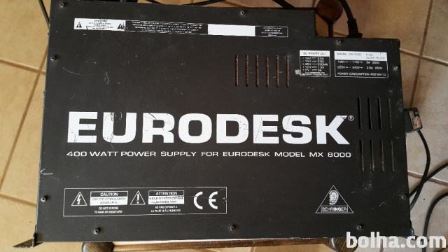 Komplet ozvočenje Behringer Eurodesk MX 8000