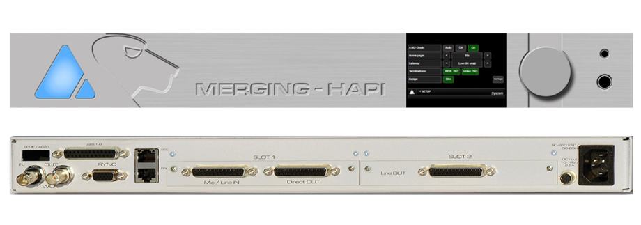 Merging HAPI + AD/DA/Preamp cards