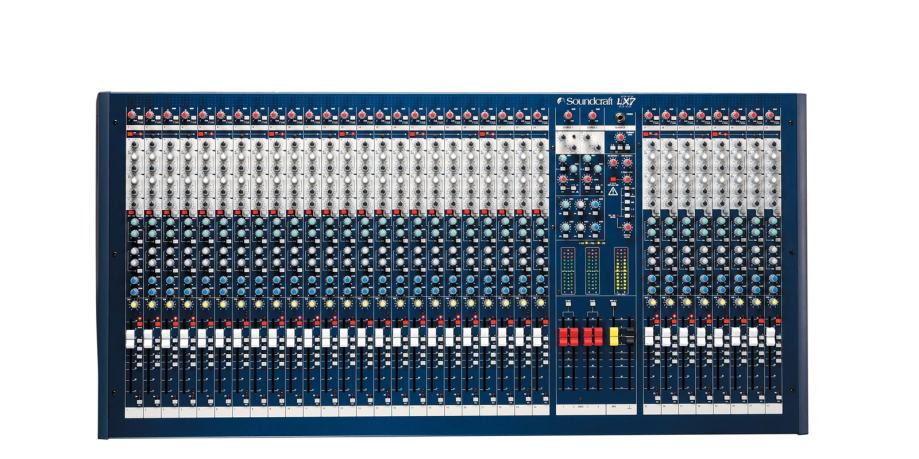 Mešalna miza Soundcraft Lx7 ll, 32 kanalna + kovček Thon