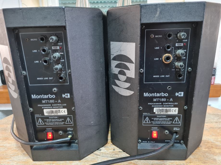 MONTARBO MT150-A, aktivni monitor zvočniki