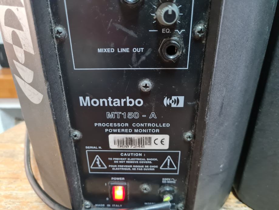 MONTARBO MT150-A, aktivni monitor zvočniki