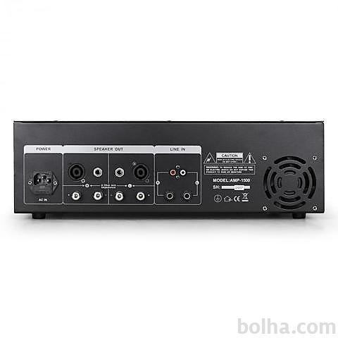 Skytec PRO-1500 W DJ PA ojačevalnik 19 rack - črni