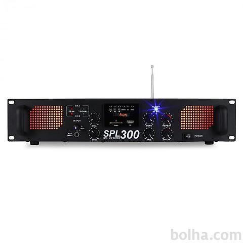 Skytec SPL 300VHF, 300 W, Ojačevalnik, USB, SD, MP3