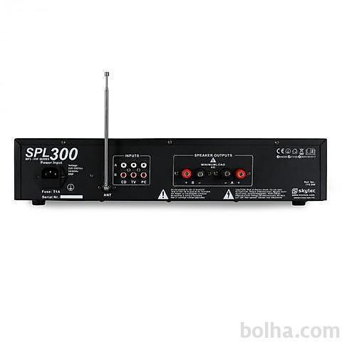 Skytec SPL 300VHF, 300 W, Ojačevalnik, USB, SD, MP3