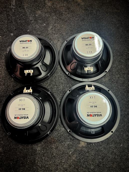 Visaton BG 20 - 8 Ohm 8 Full range zvočniki