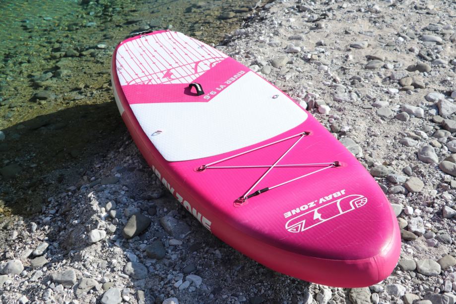 JBay.Zone SUP komplet 9.6 Y1 River Pink + veslo + tlačilka + nahrbtnik