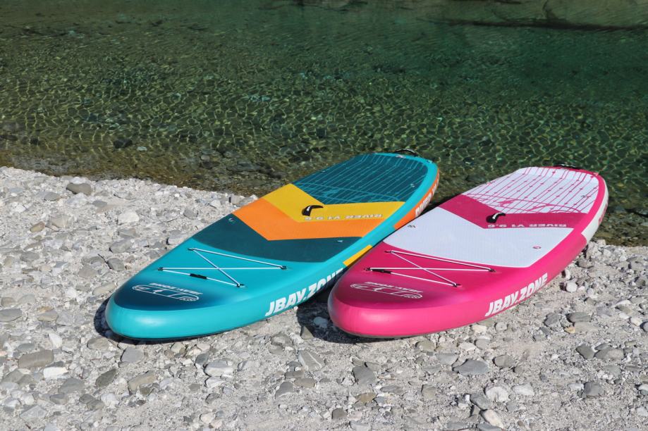JBay.Zone SUP komplet 9.6 Y1 River Pink + veslo + tlačilka + nahrbtnik