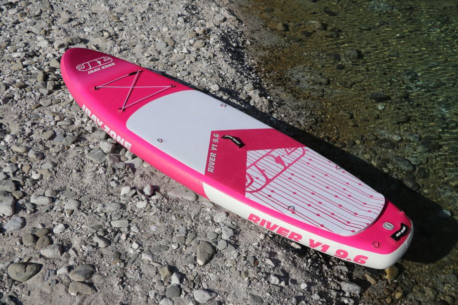 JBay.Zone SUP komplet 9.6 Y1 River Pink + veslo + tlačilka + nahrbtnik