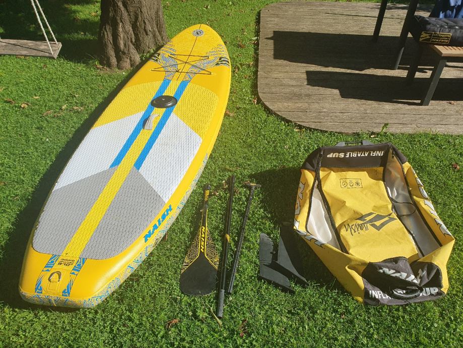 Naish crossover SUP + karbonsko veslo + torba