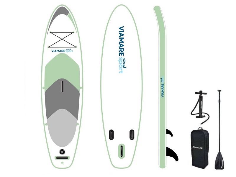 Napihljiva SUP deska VIAMAREsport PRO SET 335 x 80 x 15 cm Green,160kg