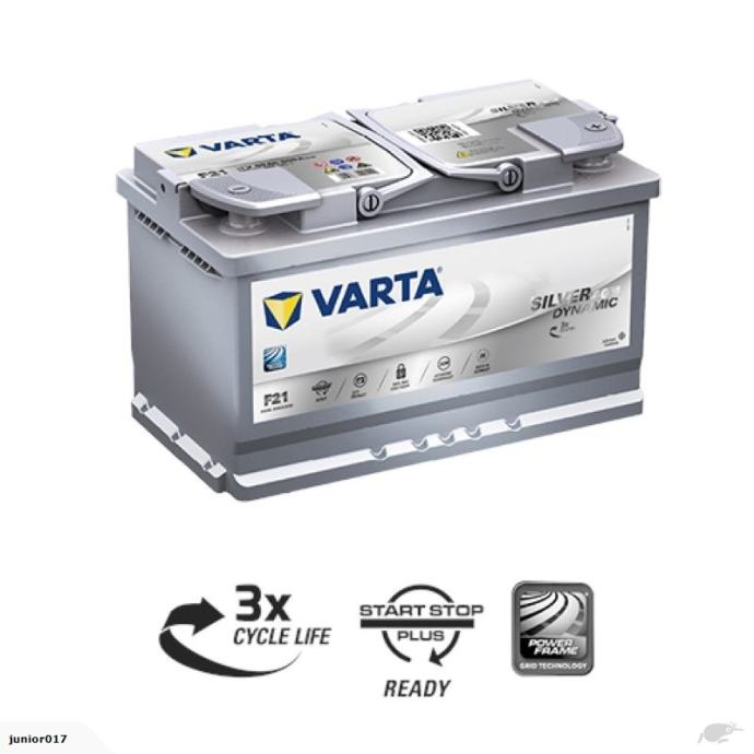 AGM Akumulator VARTA SILVER dynamic 80Ah 12V D+