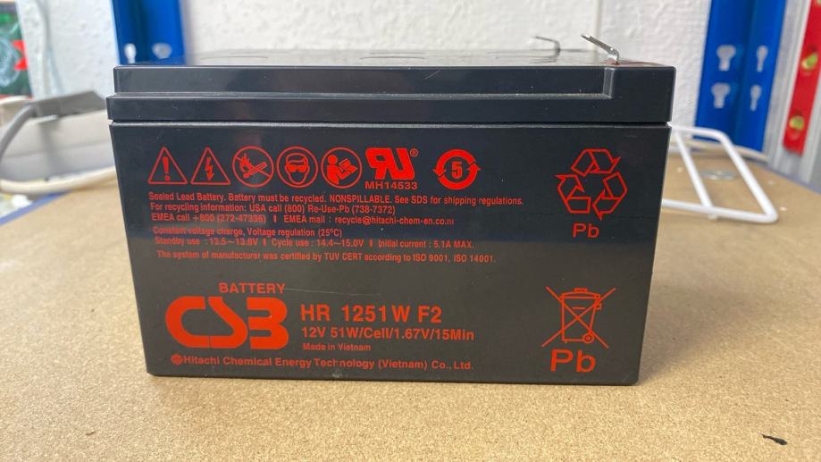 Akumulator 12V HR1251 W F2