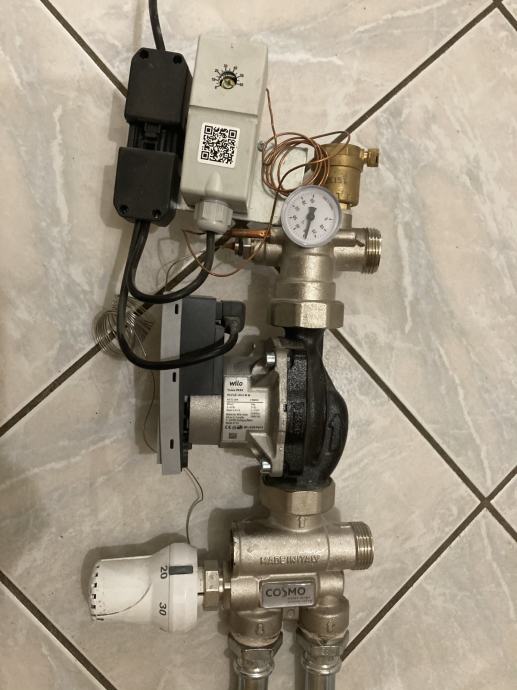 Komplet set regulacije za talno gretje