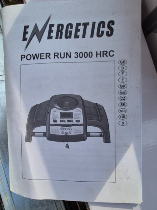 Tekalna steza Energetics Power Run 3000 HRC