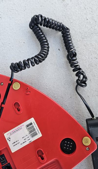 Iskra vintage stacionarni telefon Comet Stenski namizni Za dekoracijo