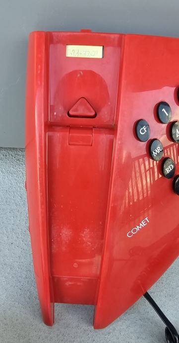 Iskra vintage stacionarni telefon Comet Stenski namizni Za dekoracijo