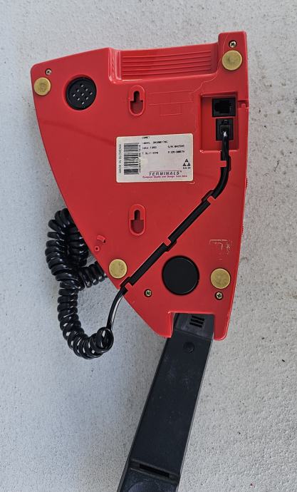 Iskra vintage stacionarni telefon Comet Stenski namizni Za dekoracijo
