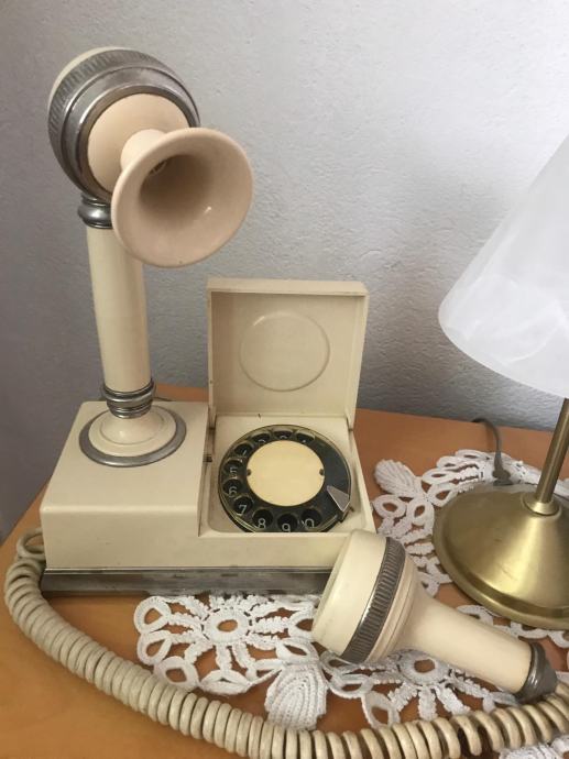 Retro vintage telefon Telkom RWT Malwa s številčnico