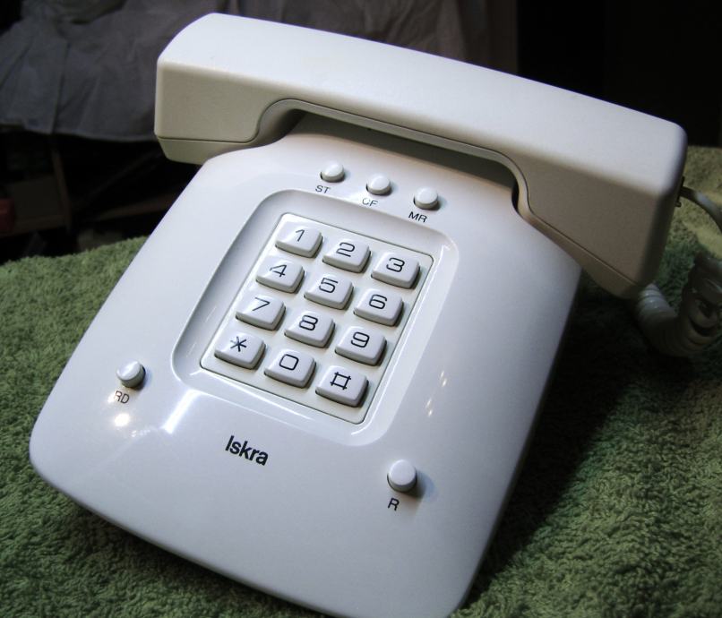 Telefon Iskra ETA White