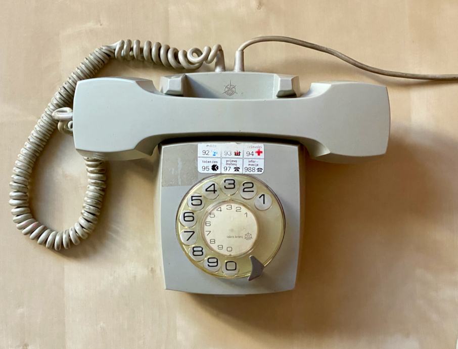Vintage ISKRA stacionarni telefon - legenda iz 60-ih