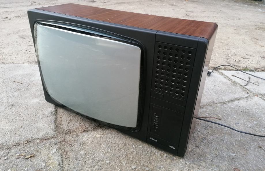 Retro vintage televizija tv televizor Iskra color
