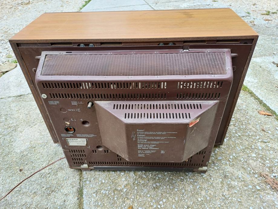 Stari tv televizija televizor retro vintage tv Gorenje color