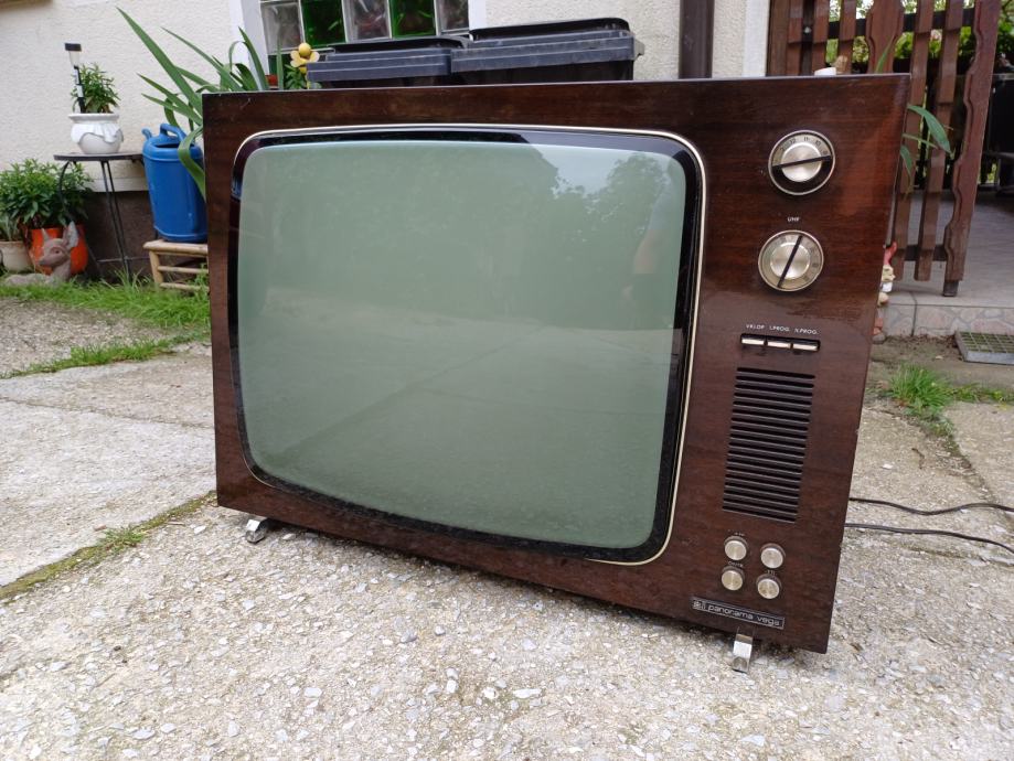 Stari tv televizija televizor retro vintage tv Iskra Panorama
