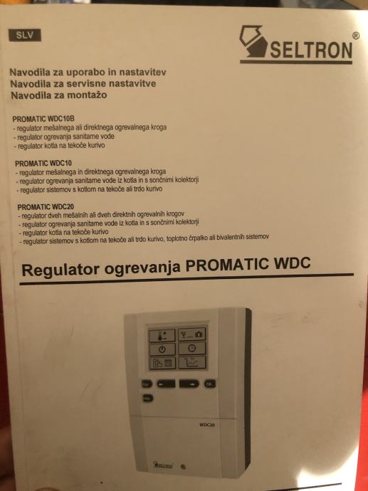 Regulator ogrevanja SELTRON PROMATIC WDC