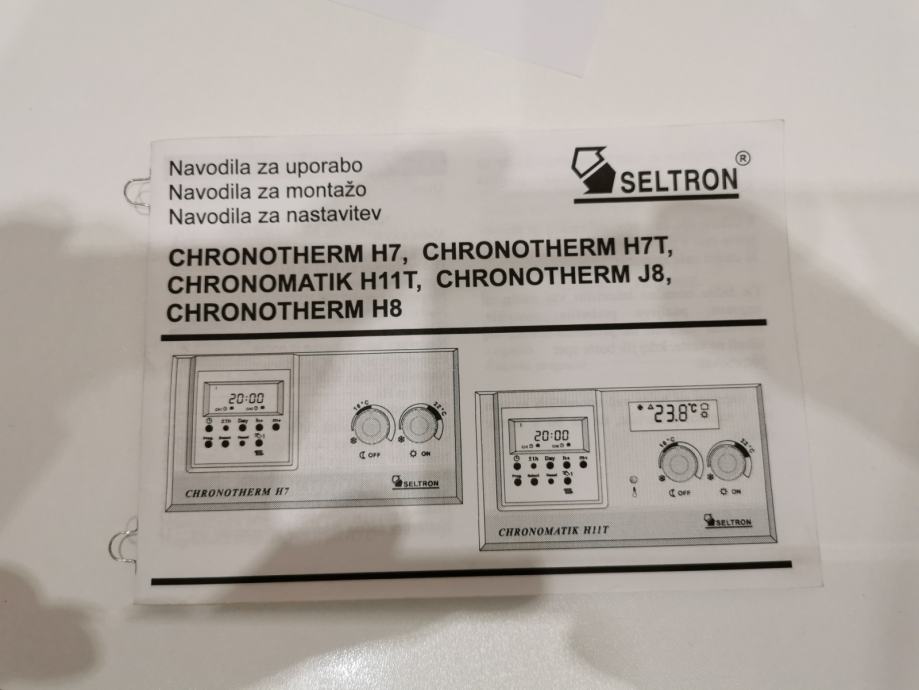 Sobni termostat Seltron Chronotherm H7T