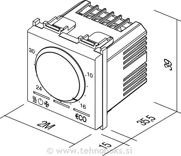 Termostat TEM ČATEŽ - modul - bel
