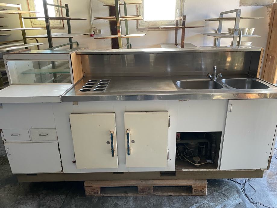 INOX Šank / gostinski Inox pult / točilni pult