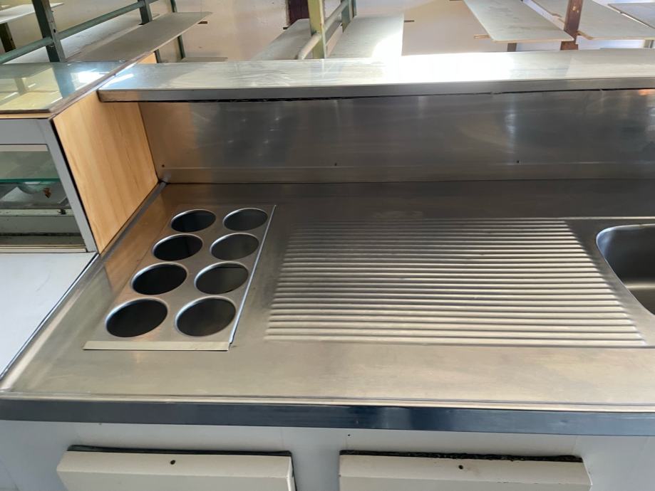 INOX Šank / gostinski Inox pult / točilni pult