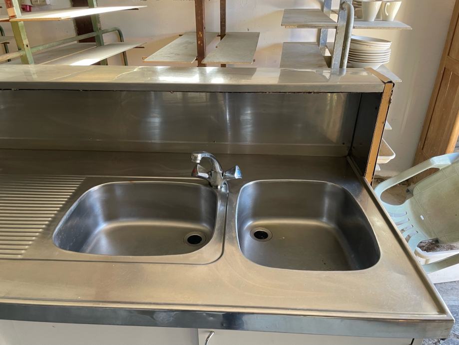 INOX Šank / gostinski Inox pult / točilni pult