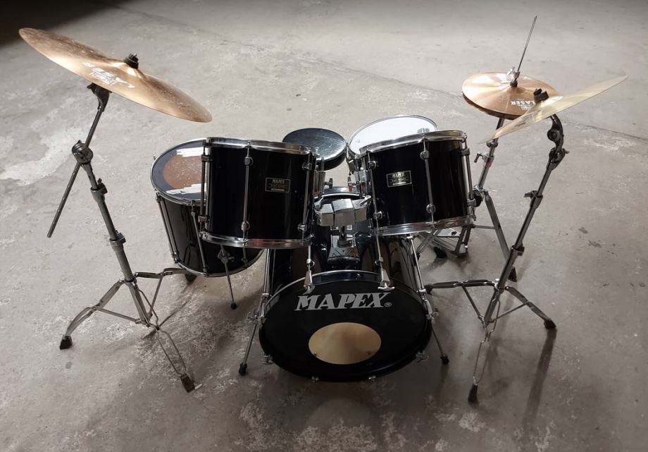 BOBNI - KOMPLET BOBNOV MAPEX MARS SERIES, 12-13-16-22, snare 14