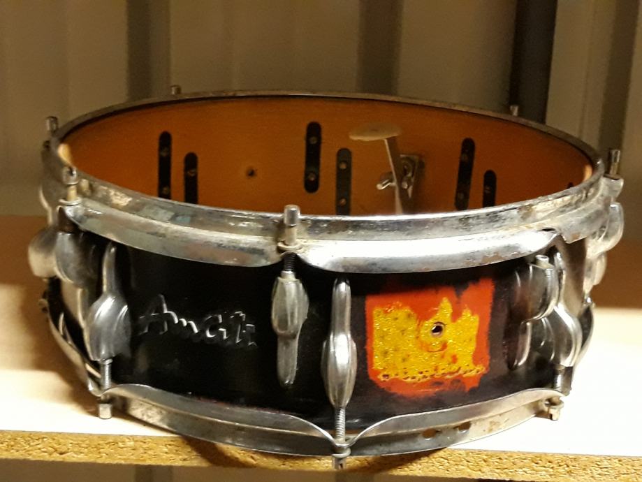 VINTAGE SNARE BOBEN AMATI + STOJALO