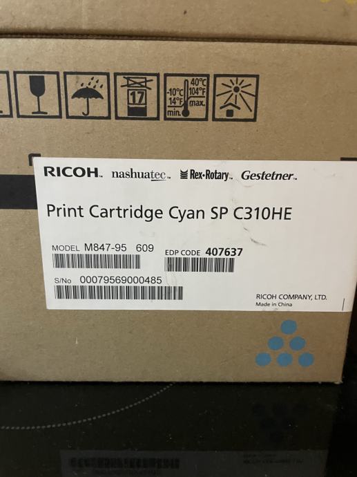 Toner RICOH SP C310HE CYAN