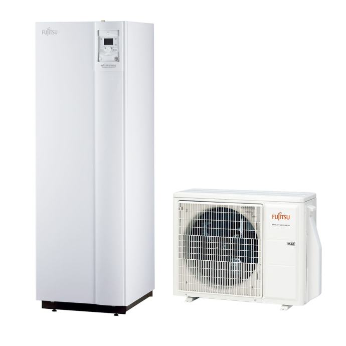 Fujitsu WGYA080ML3+WOYA060KLT 5,5kW toplotna črpalka z integriranim bo