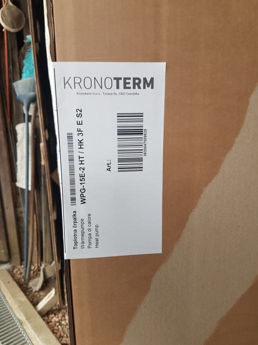 Geotermalna toplotna črpalka Kronoterm