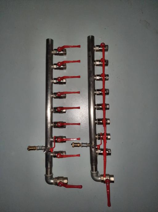 Inox razdelilec za zemeljski kolektor