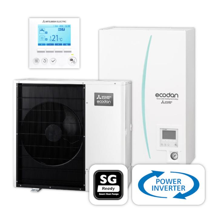 MITSUBISHI ecodan PUD-SWM100YAA+ERSD-YM9D 10 kW split toplotna črpalka