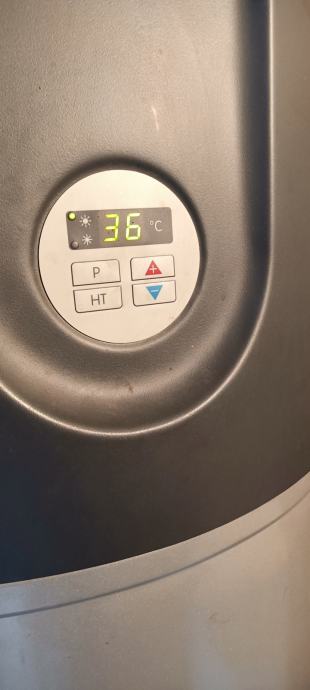 Termotehnika toplotna črpalka za sanitarno vodo