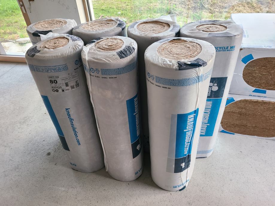 Knauf steklena volna Unifit 032 80mm