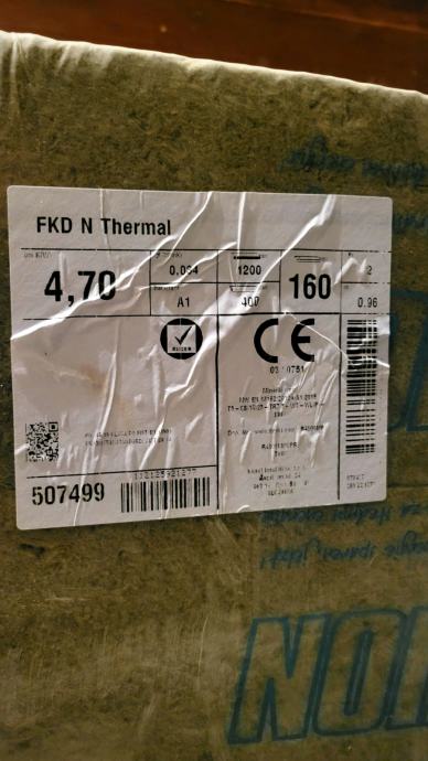 Mineralna volna FKD-N Thermal za izolacijo fasade