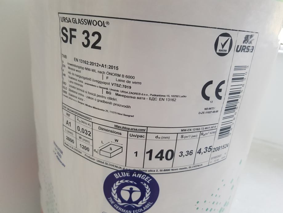 PRODAM IZOLACIJO URSA SF 32